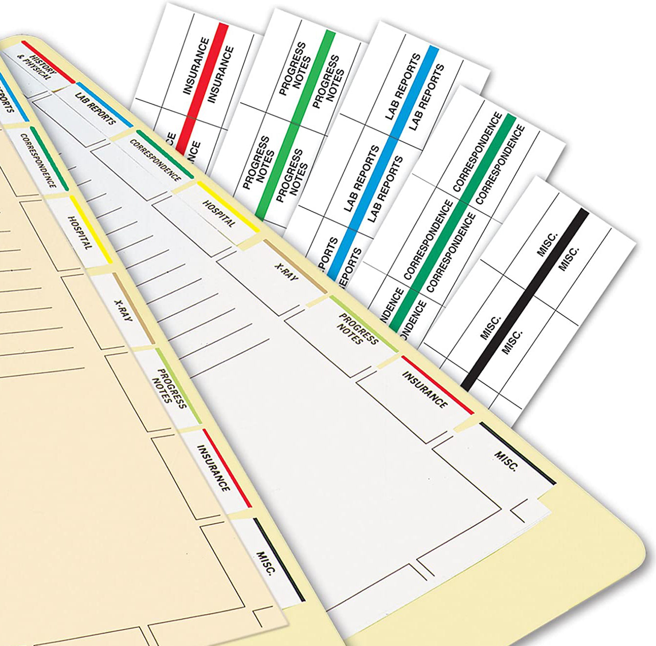 Stick-On Index Tabs – Nationwide Filing Supplies