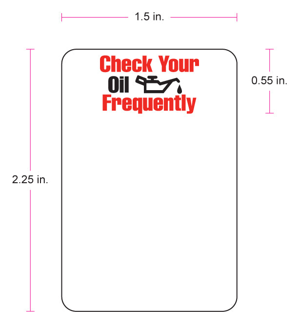 Generic Red Oil Can Godex RT200i and Zebra TLP 2824 Oil Change Sticker ...