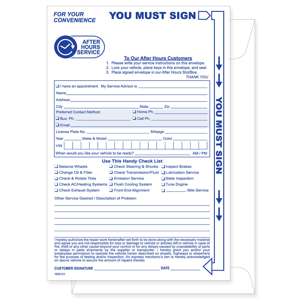 Night Drop Envelopes 6" x 9" (Box of 500) – Nationwide Filing Supplies