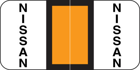 Reynolds & Reynolds Automotive Nissan Labels 3/4" X 1-1/2" Laminated ...