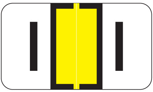 Jeter 5800 "I" Labels 15/16" X 1-5/8" Laminated- Ring Binder Pack of 2 ...