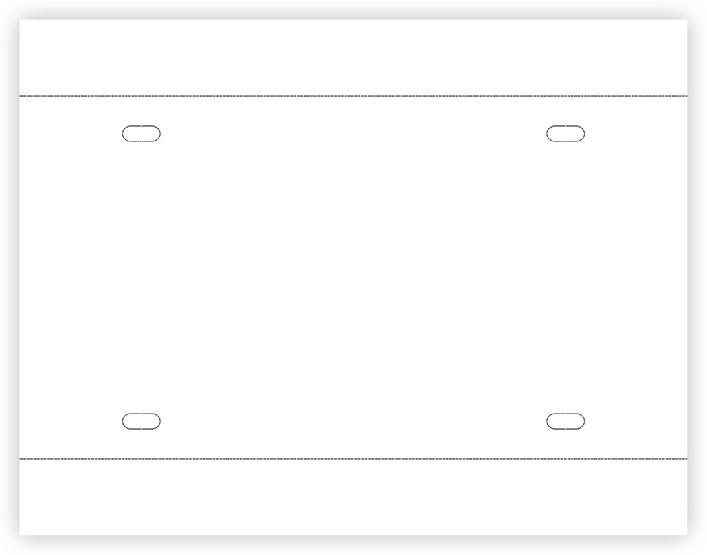 Blank Printable Tear Resistant Temporary Tags for Car Dealerships - 5 ...